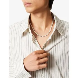 COMMONLINES 925 Sterling Rope Chain Necklace