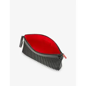 CHRISTIAN LOUBOUTIN Grained Leather Pouch