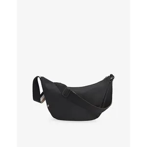 BOSS Logo-print Woven Cross Body Bag