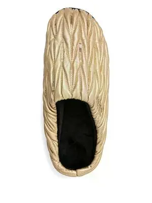 SUBU Banquet Sequin Mules - Gold