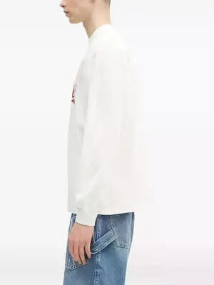 Aries Logo-print Long-sleeve Sweatshirt