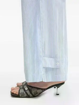 Fiorucci Striped Button-fastening Trousers
