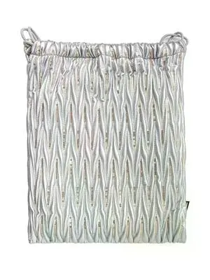 SUBU Sequin-embellished Mules - Silver