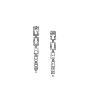 BVLGARI B.zero1 Diamond Earrings - White Gold