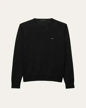 Prada Superfine Wool Crewneck Sweater