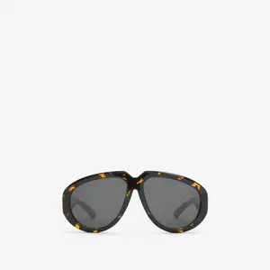 Burberry Curve Pilot Sunglasses - Bright Tortoiseshell