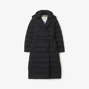 Burberry Long Hooded Puffer Coat