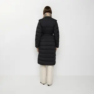 Burberry Long Hooded Puffer Coat