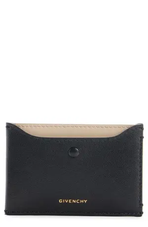Givenchy Day Colorblock Card Case - Black
