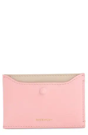 Givenchy Day Colorblock Card Case Flamingo