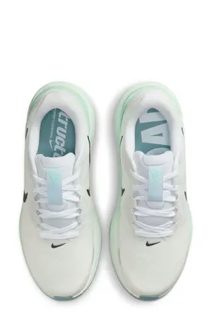 Nike Structure 26 Running Shoe - White/black/green/mint