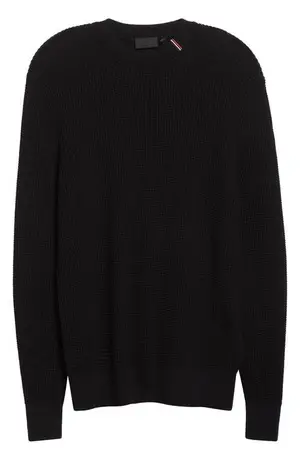 Moncler Waffle Stitch Crewneck Sweater