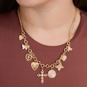 Jessica Simpson Cross Charm Necklace