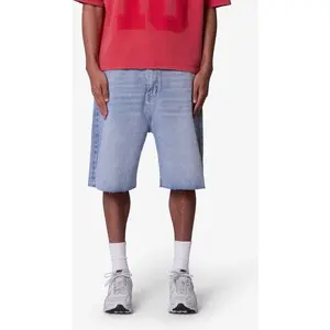 Mnml Baggy Raw Hem Denim Shorts