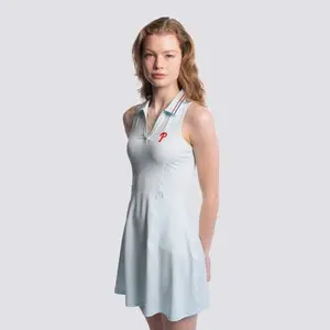LUSSO New York Yankees V-neck Dress