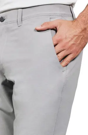 7 Diamonds Catalina 8-inch Flat Front Stretch Shorts - Grey