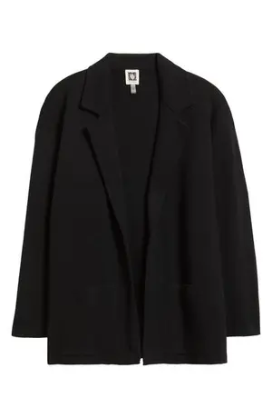 Anne Klein Open Front Knit Blazer
