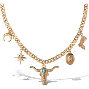 Jessica Simpson Celestial Charm Necklace
