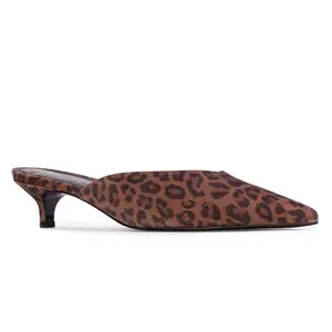 BLACK SUEDE STUDIO Sofia Leopard Mules