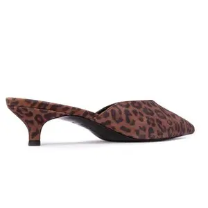 BLACK SUEDE STUDIO Sofia Leopard Mules