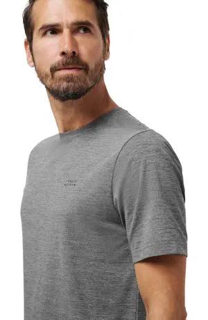 Travis Mathew Heater Pro T-shirt - Heather Grey