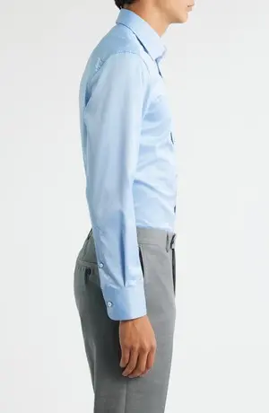 1863 BY ETERNA Luxury Slim Fit Non-iron Dress Shirt