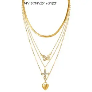 Jessica Simpson Layered Pendant Necklace