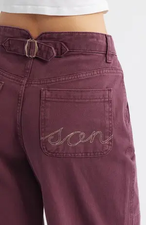 DAMSON MADDER Drew Wide Leg Jeans