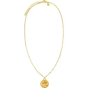 PETIT MOMENTS Horoscope Pendant Necklace Gold-libra