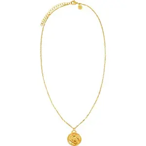 PETIT MOMENTS Horoscope Pendant Necklace Gold-taurus