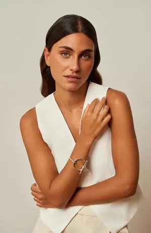 CXC Origins Bangle Bracelet - Silver