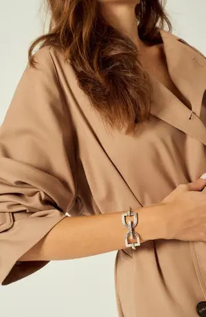 CXC Dc Stirrup Bangle Bracelet