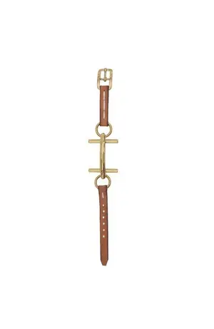 CXC St. Moritz Bit Leather Bracelet - Gold