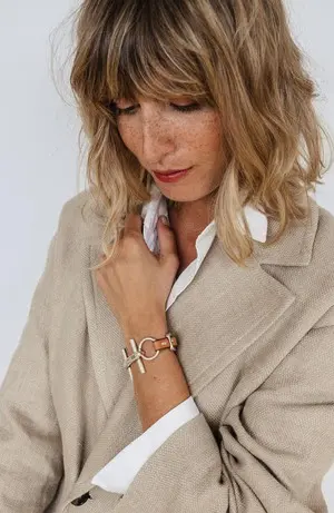 CXC St. Moritz Bit Leather Bracelet