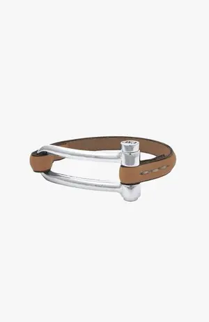 CXC Koa Shackle Bracelet - Silver
