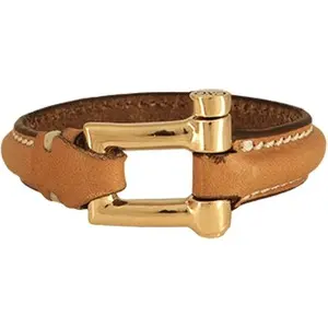 CXC CXC Shackle Dune Leather Bracelet