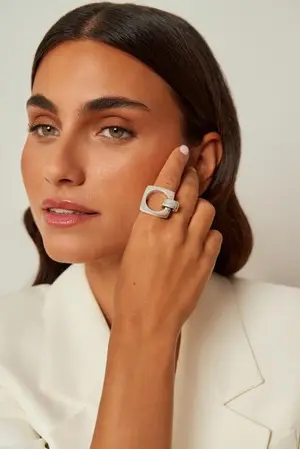 CXC Aldaba Ring - Silver