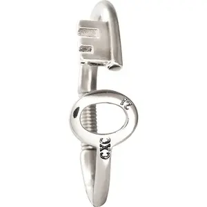 CXC Key Bangle Bracelet - Silver