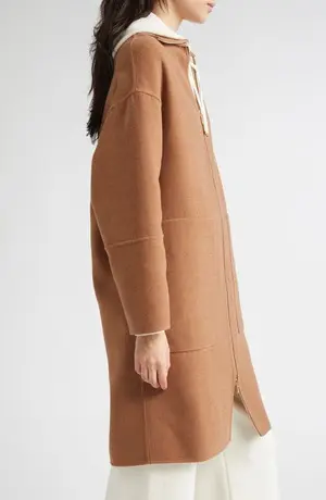 Eleventy Wool Three-quarter Length Coat