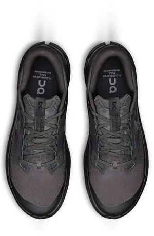 On Cloudsurfer Trail 2 Waterproof Trail Running Shoe - Black/black