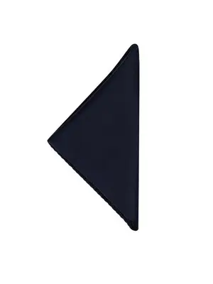BROOKLYN BRIGADE Solid Satin Pocket Square - Navy