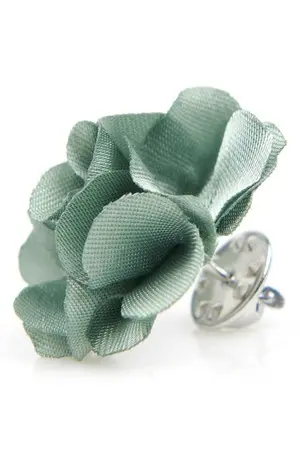 BROOKLYN BRIGADE Flower Lapel Pin - Sage