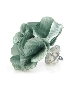 BROOKLYN BRIGADE Flower Lapel Pin - Sage
