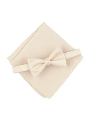 BROOKLYN BRIGADE Pre-tied Bow Tie - Champagne