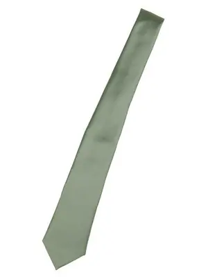 BROOKLYN BRIGADE Solid Satin Neck Tie - Sage