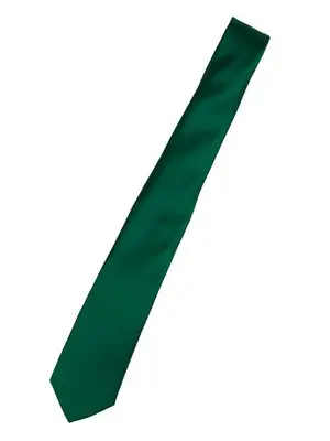 BROOKLYN BRIGADE Polished Satin Standard Neck Tie - Emerald