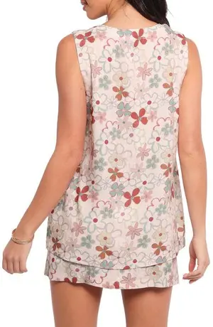 PETAL & PUP Clemie Sleeveless Wrap Top