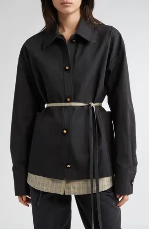EENK Layered Shirt Jacket