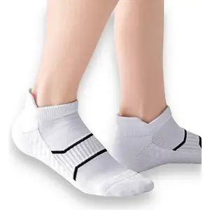 HIGH HEEL JUNGLE Cushioned Ankle Socks - White Multi