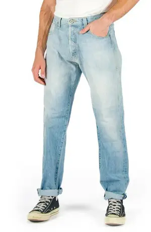 Fidelity Denim 808 Relaxed Straight Leg Jeans - Phoenix
